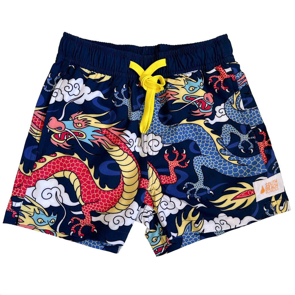 Kids Stretchy Trunks: Year of the Dragon – South Beach Boardies