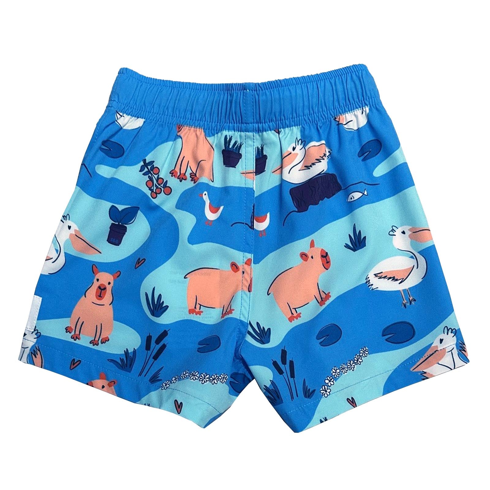 Kids Stretchy Trunks: Capybara & Crew – South Beach Boardies